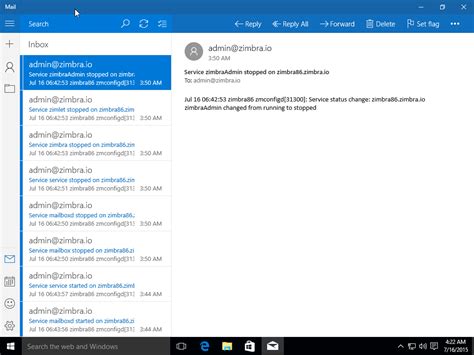 Windows Mail App Using EAS Exchange ActiveSync Zimbra Tech Center