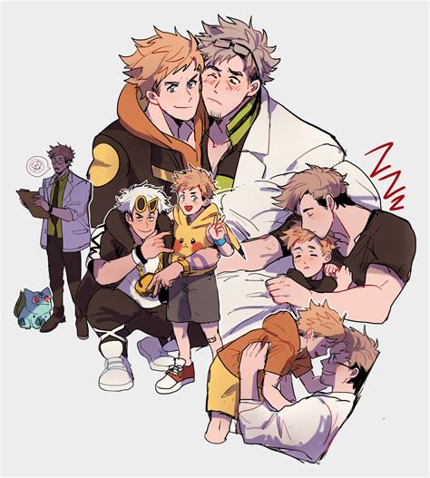 Pikachu Bulbasaur Guzma Spark And Willow Pokemon And 2 More Drawn