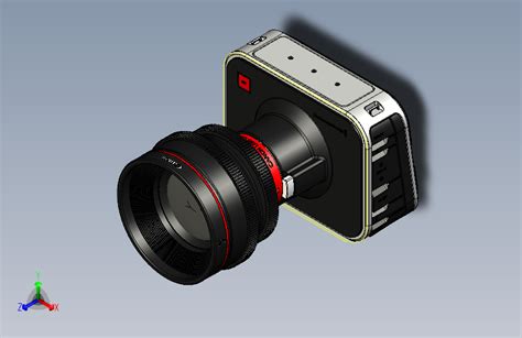 Y6328 相机 摄像头 bmcc 1 STP STEP 模型图纸下载 懒石网