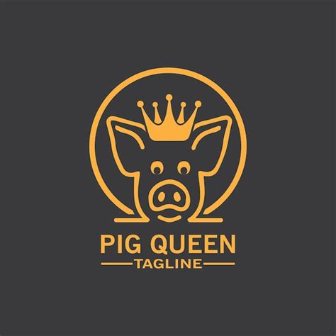 Ilustração De Design De Porco Dos Desenhos Animados Vetor Premium