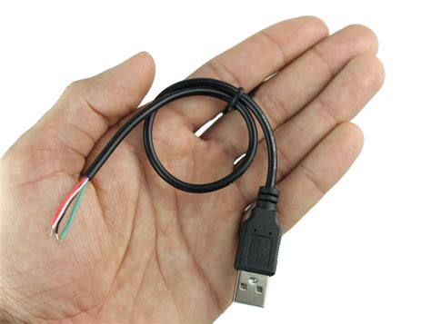 Cabo USB Macho Com Fios DIY Usinainfo