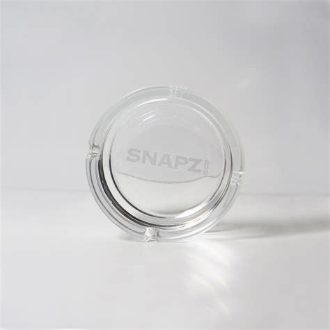 Snapz Duo Authentic Glass Ashtray Snapzduo