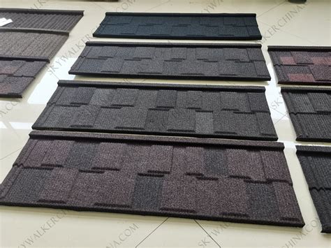 Interlocking Panels Shingle Type Galvalume Color Stone Coated Metal