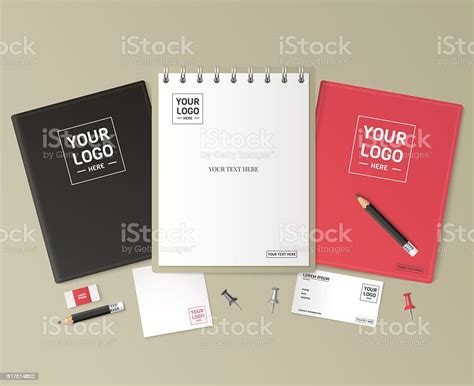 Mock Up Vector Set Stock Illustration Download Image Now Business