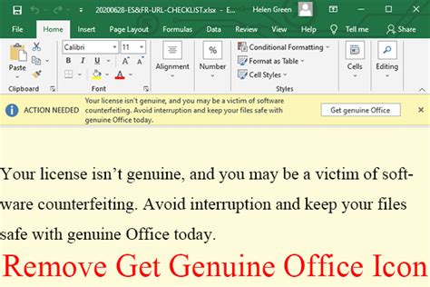6 Ways 3 Fixes How To Remove Get Genuine Office Banner