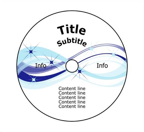 Cd Rom Label Template
