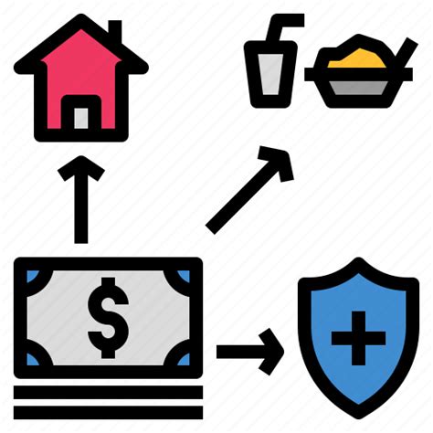 Consumption Expenditure Expense Outgoings Salary Icon Download On
