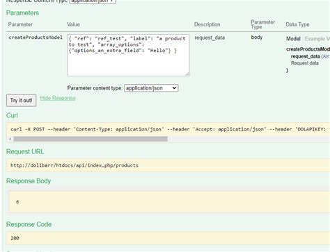 Rest Api Its Possible To Create A Product With An Extrafield Without This Extrafield In