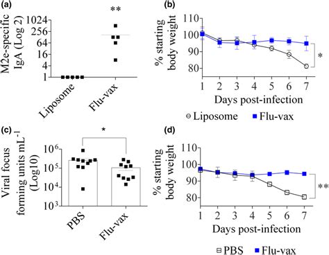 Vaccination Of Mice Against The M2e Peptide In A Liposomal Formulation Download Scientific