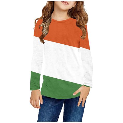 Dezsed Girls Long Sleeve Shirts Crew Neck Tunic Tops Tees Dressy Casual