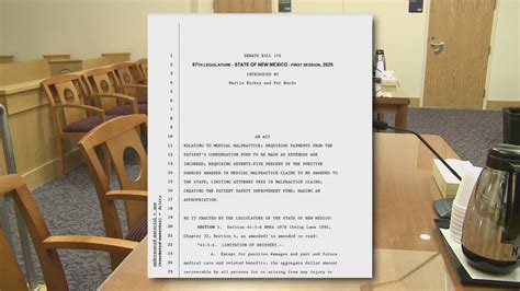 Nm Lawmakers Propose Bill To Revamp Medical Malpractice Laws