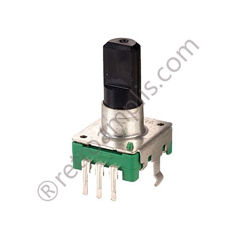 Encoder Without Switch 24 Detents Ø6x15mm D Shaft Alpha Retroamplis