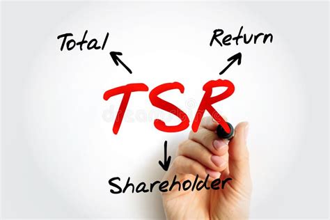 Tsr Total Shareholder Return Measure Of The Performance Of Different Companies` Stocks And