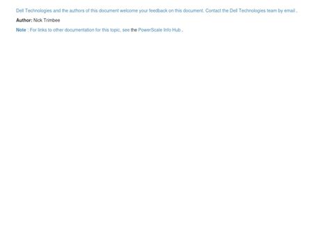 We Value Your Feedback Data Indexing And Discovery With Powerscale Onefs Metadataiq Dell