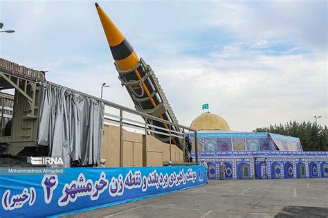 Iranian Medium Range Ballistic Missile Khorramshahr 4