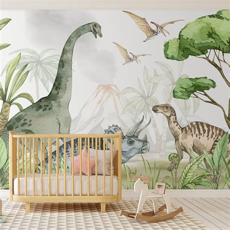 Dinosaurs In Jurassic Park Wall Mural Ccm092 Costacover