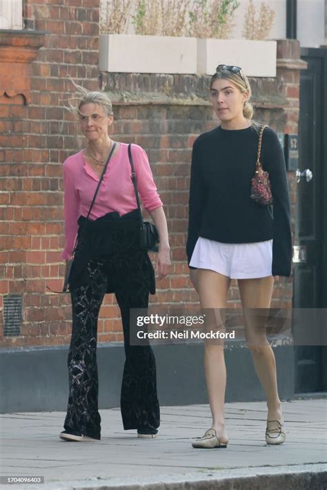 Donna Air And Her Daughter Freya Aspinall Seen In Chelsea On News
