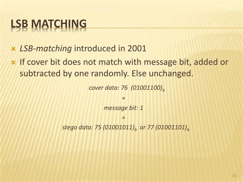 Ppt Least Significant Bit Steganography Powerpoint Presentation Free