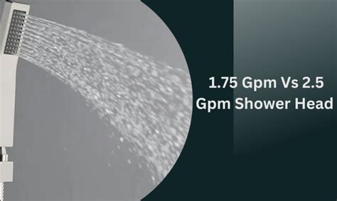 175 Gpm Vs 25 Gpm Shower Head Which One Is Better