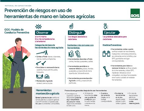 Ficha Pr En El Uso De Herramientas De Mano En Labores Agricolas