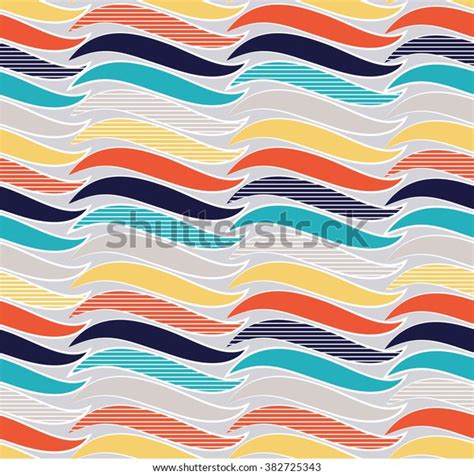 Repeating Curve Pattern Design Abstract Curve Stock Vector Royalty Free 382725343 Shutterstock
