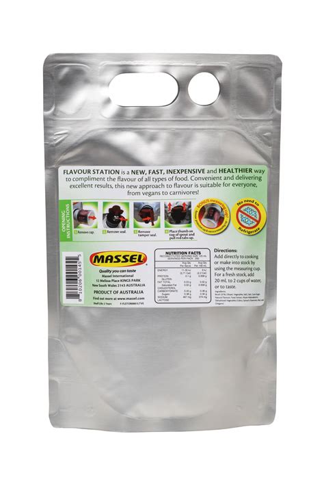Massel Flavour Station Liquid Stock Reduction Vegetable 1kg Massel