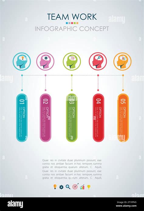 Info Graphic Teamwork Business Concept Vector Illustration Stock Vector Image And Art Alamy