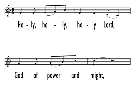 Holy Holy Holy Lord A Peoples Mass Murray