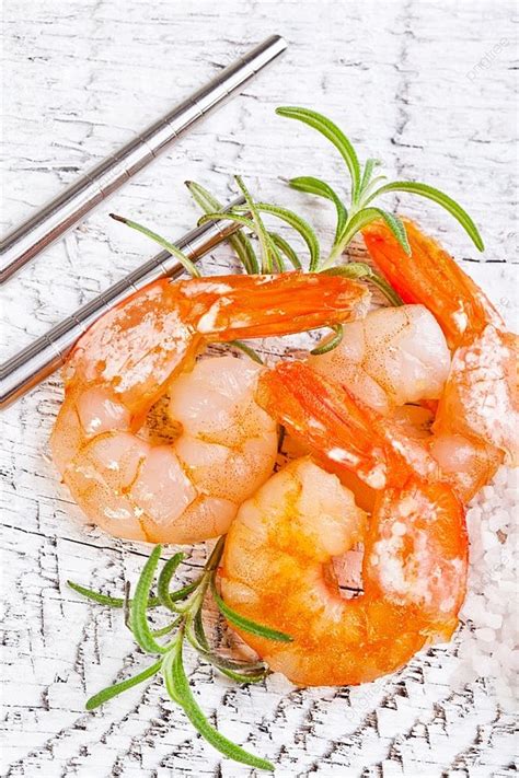 신선한 로즈마리를 곁들인 구운 새우 꼬리 벡터 배경 및 무료 다운로드를위한 그림 Pngtree