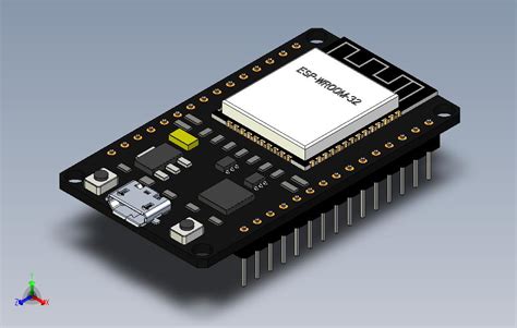 Esp Wroom 32step模型图纸免费下载 懒石网