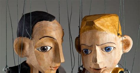 Wooden Friends Two Hand Carved Marionettes Fritz And Pierrot