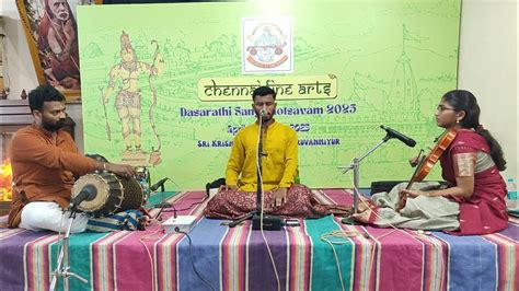 Dasarathy Sangeetotsavam 2025 Nagai Selva Muthu Youtube