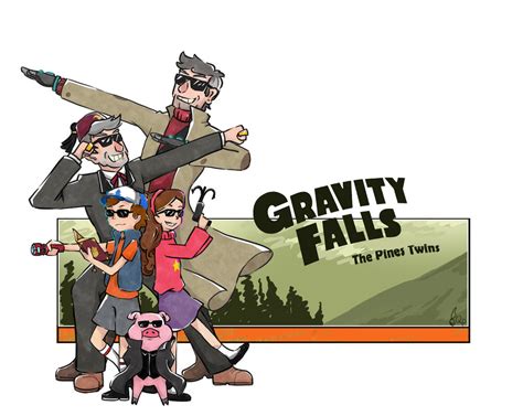 Gravity Falls Fanart The Pines Twins By Blackquillpen On Deviantart
