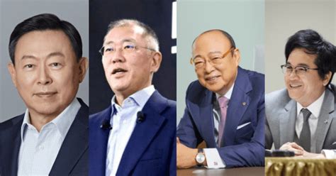 재계 순위와 다른 회장님 연봉신동빈정의선김승연이재현