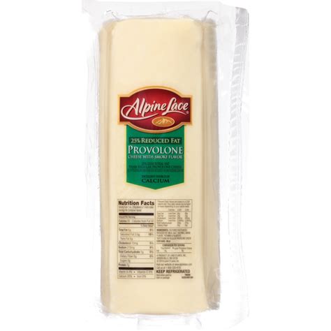 Alpine Lace® Smoke Flavor 25 Reduced Fat Provolone Cheese Caseys Foods