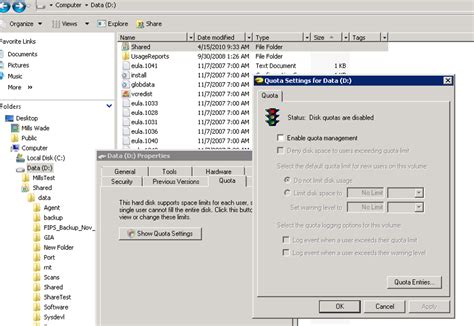 solved how do i increased the size of a shared folder in windows