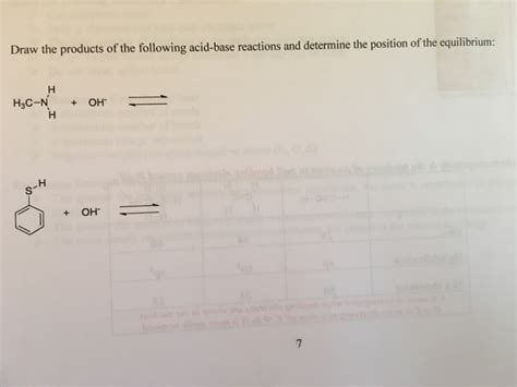 Solved Draw the products of the following acid-base | Chegg.com
