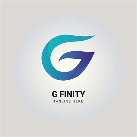 premium vector g finite letter g logo