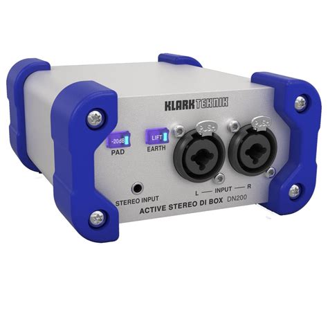 Klark Teknik DN200 V2 2 Channel Active DI Box At Gear4music