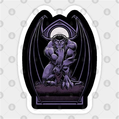 Gargoyle Animation Statue Gothic 90s Animation Gargoyle Sticker