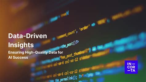 data driven insights ensuring high quality data for ai success