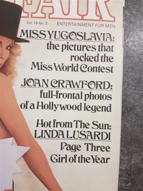 MAYFAIR MAGAZINE VOL 19 No 2 Linda Lusardi Rosemary Richards Elizabeth Jackson EUR 23 35