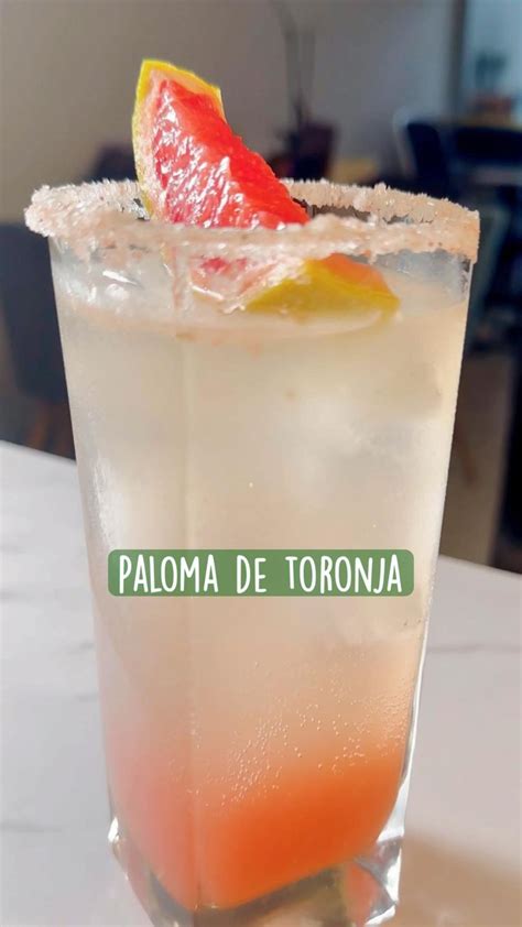 Paloma De Toronja Bebidas De Frutas Con Alcohol Bebidas Con Tequila