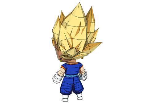 Chibi Vegito Ssj Dragon Ball Kit168 Shop Đồ Chơi Mô Hình Giấy
