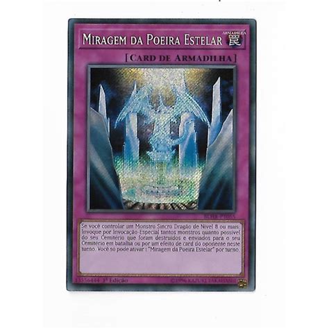 Yu Gi Oh Miragem Da Poeira Estelar Secreta Rara Shopee Brasil