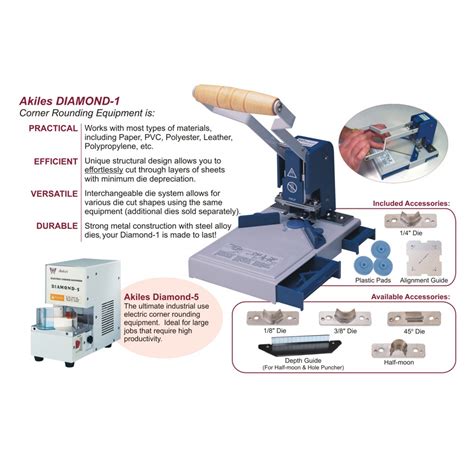 Akiles Diamond 1 Manual Corner Rounding Equipment