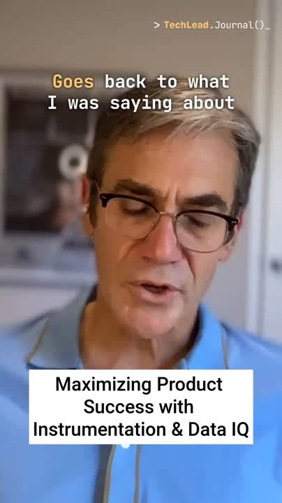 Tech Lead Journal On Linkedin 📊 Maximizing Product Success With Instrumentation And Data Iq 🚀 Hear…