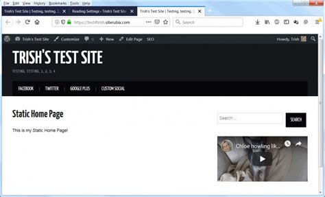 Create Static Home Page Instead Of Blog Roll