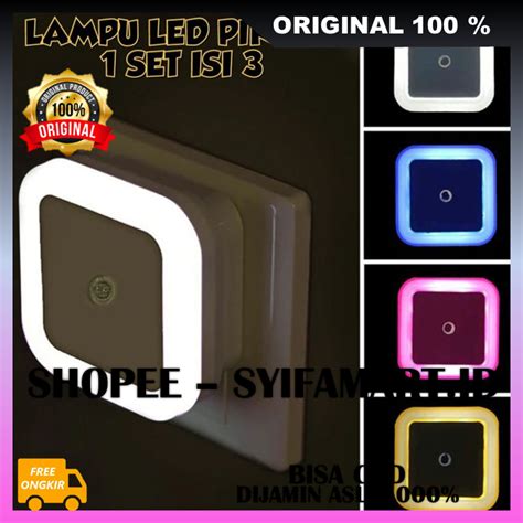 Jual Beli Gratis Lampu Led Pintar Lampu Tidur Otomatis Lampu Aesthetic Original