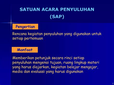Satuan Acara Penyuluhan Ppt